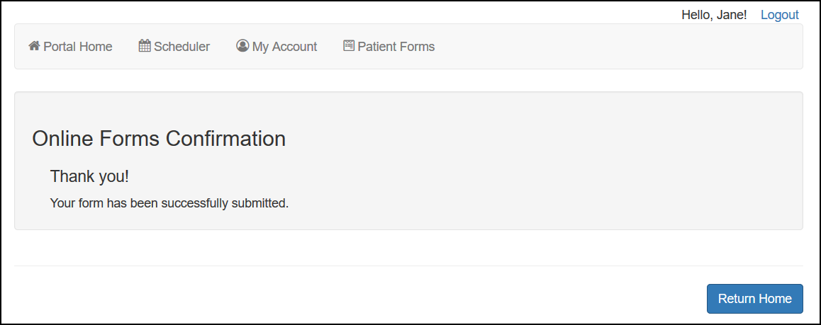 Using the Eyefinity Integrated Online Forms